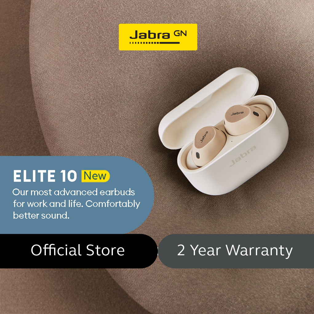 Jabra Elite 10 True Wireless Earbuds Most Advanced Earbuds for Work and ...
