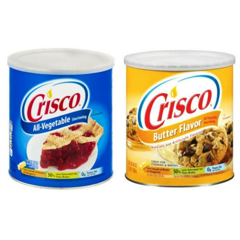 ♥ ♞*Crisco All Vegetable Shortening Original and Butter Flavor 453g ...