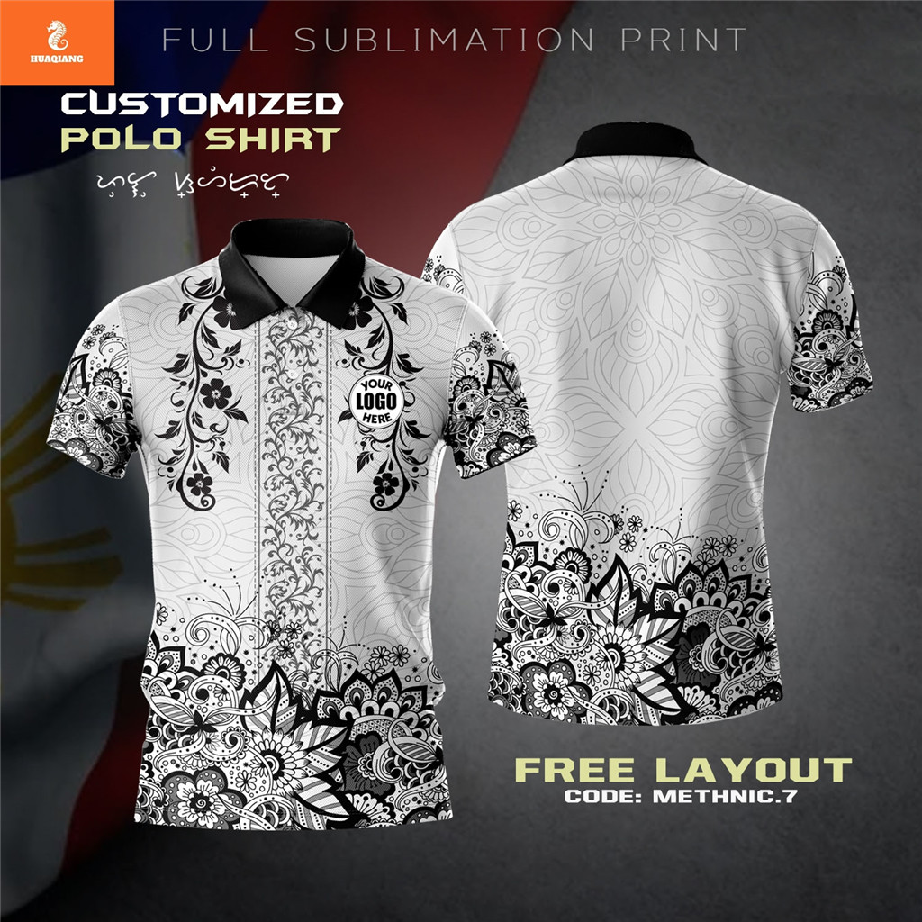 asean inspired ethnic attire barong agalog batik polo for men ...