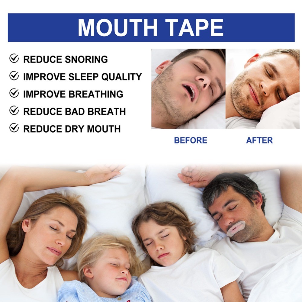 Anti Snoring Sleep Mouth Breathing Correction Patch - Practical Sleep Quality Improvement Mouth ...