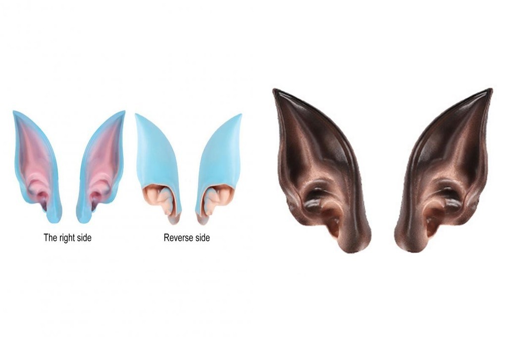 {BIG} 2Pcs Elf ears of different colors and sizes short elf ears and ...