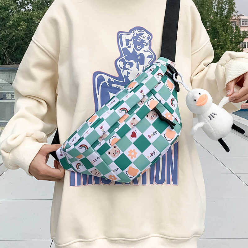 Nylon Waist Bag Kababaihang Fanny Pack Cartoon Belt Bag S Casual Packs ...