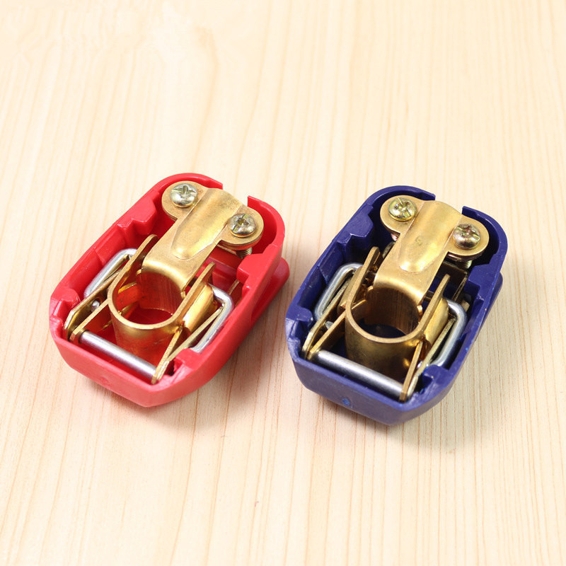 12VThickened car battery stake head Battery connector clamps Wiring ...