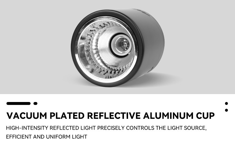 CANMEIJIA Tricolor LED Downlight Round Square Pin Light Spotlight ...