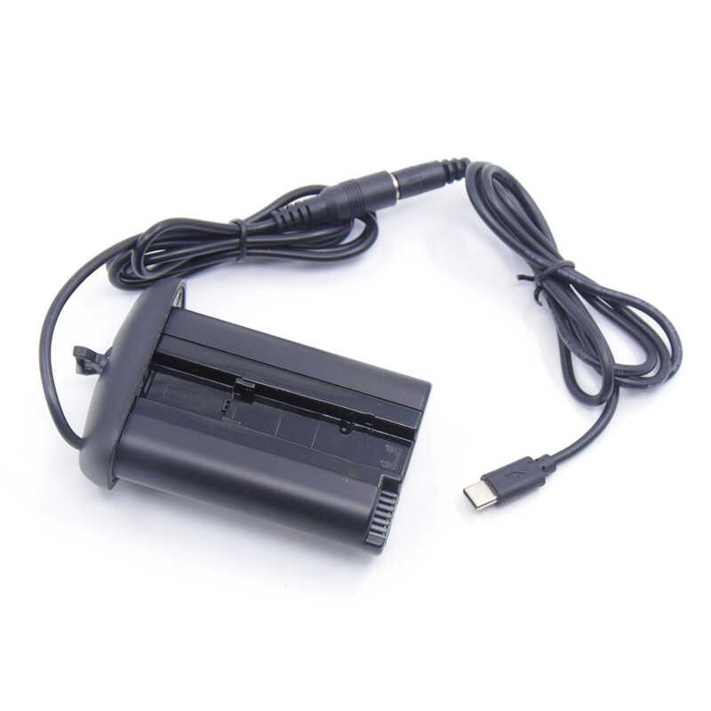 USB C Type 12V DC cable+LP-E4 LP-E19 Dummy Battery for Canon EOS-1DC ...