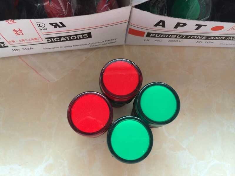 Generator 22MM control box indicator light signal light 220V warning ...
