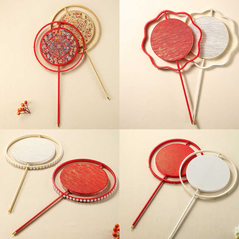 Chinese Style Group Fan Holding Wers Showing Off The Wedding Fan Rice ...