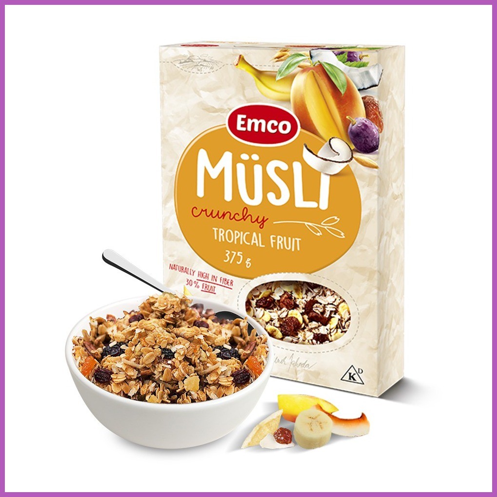 Musli Crunchy Oat Cereal with Tropical Fruit 375g | Shopee Philippines