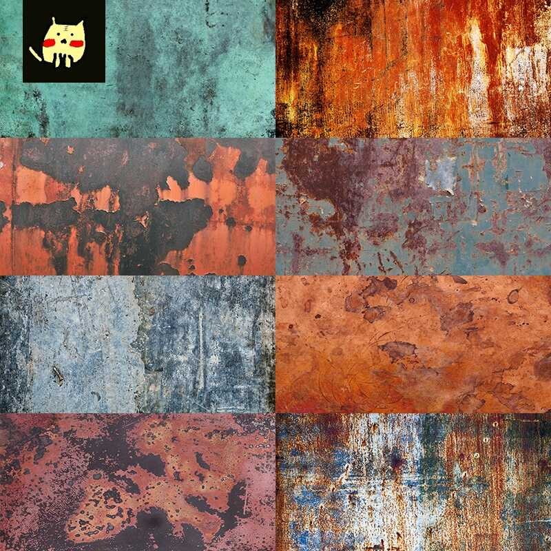 Rust, corrosion, old metal, iron sheet, rust material, texture mapping ...