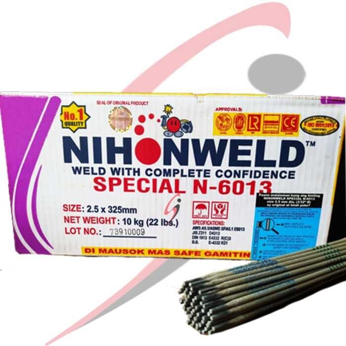 (Per Pack) Nihonweld Welding Rod N-6013 N6013 3/32” 2.5mm 5kgs | Shopee Philippines