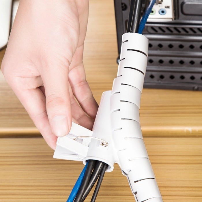 HOME 22MM/28MM Flexible Spiral Tube Cable Organizer,Wire Organizer ...