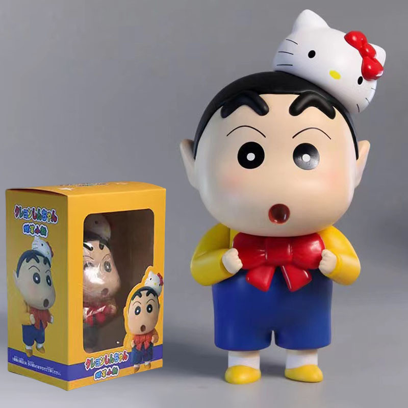 Crayon Shin-chan Cos Cat Action Figure Toys Anime Shin Chan Figuras GK ...