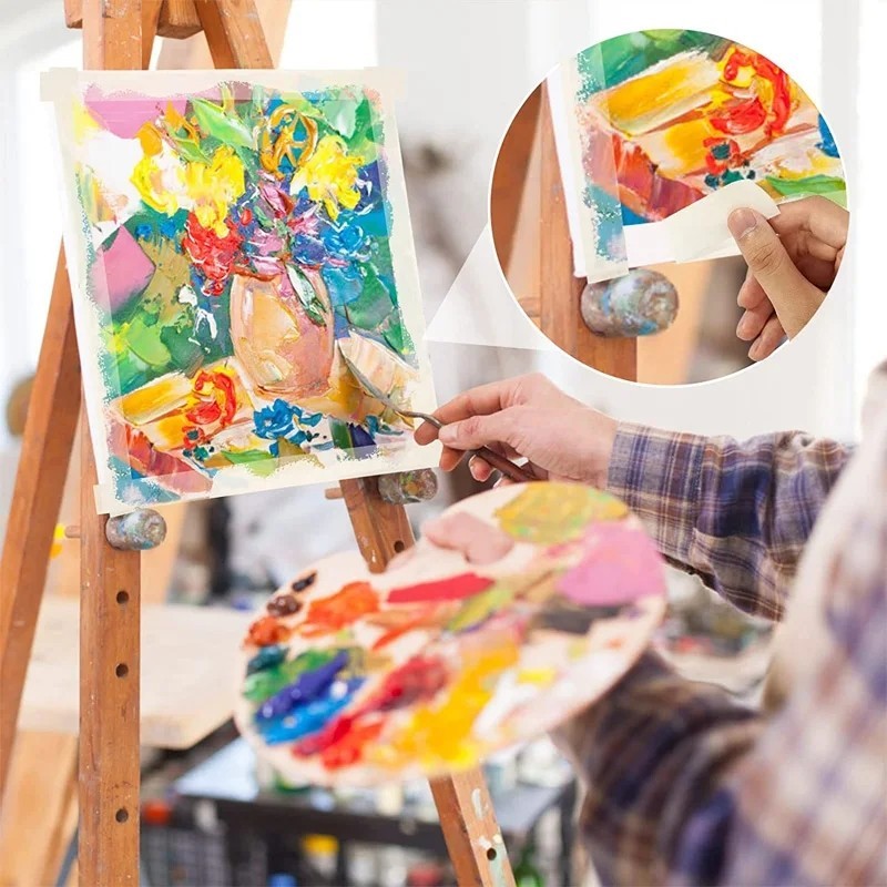 Multi-purpose Painting Sketch Paper Masking Tape Writable Anti-dirty ...