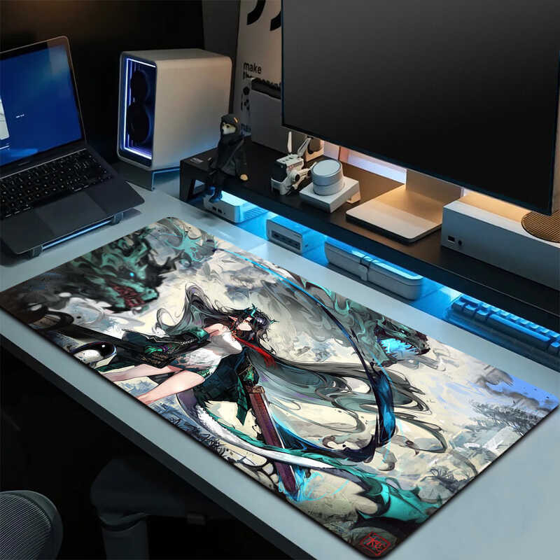Arknights Gaming Mousepad Xxl HD Print Game Mouse Pad Computer Laptop ...