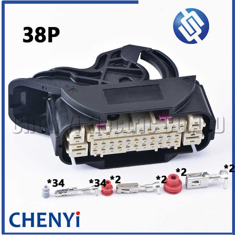 38 Pin Mixing 38 Position Automotive Waterproof Connector ECU ABS Pump ...