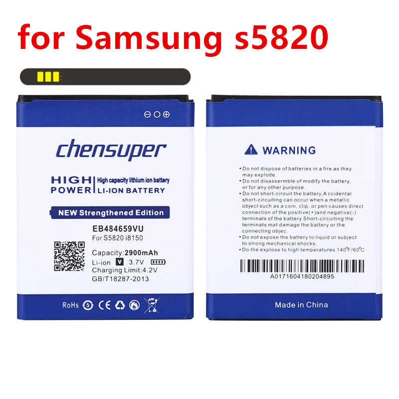 2017 new 2900mAh EB484659VA EB484659VU Battery Use for Samsung I8350 ...