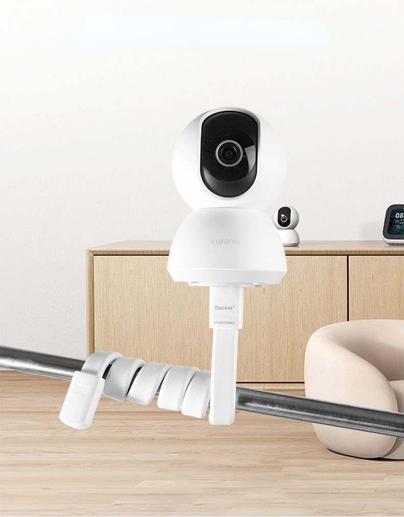 Punch-Free Wrap-Around Camera Stand CCTV Holder Security Camera Mount ...