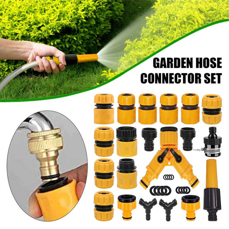 Nozzle Hose Repair Connector Hose Quick Connect Y Hose Splitter Male ...