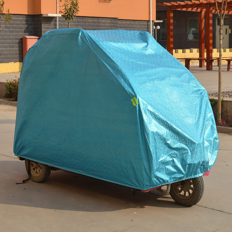 Fully Enclosed Electric Tricycle Suit Motorcycle Four-wheeler Cover Old ...