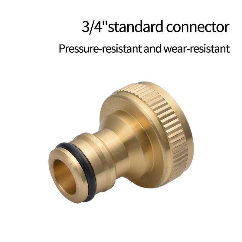 Brass 1/2" 3/4“ 1“ Thread Quick Connector Faucet Nozzle Adapter Drip ...