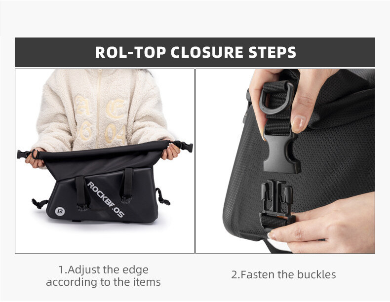 ROCKBROS Bike Hard Shell Trunk Bag Multifunctional Large Capacity ...