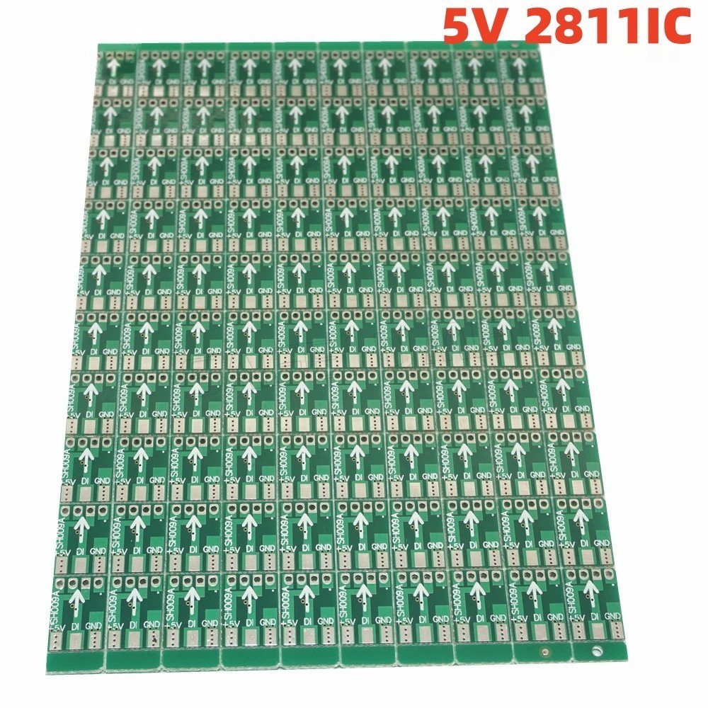 50-100pcs/pack DC5V ws2811 IC led Circuit Board PCB WS2811 LED RGB ...