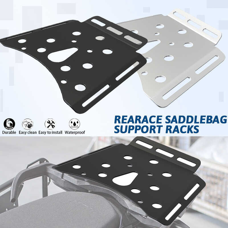 Motorcycles Rear Lage Side Carrier REARACE Saddlebag Support Racks Para ...