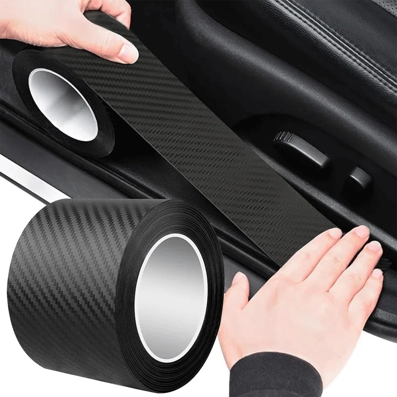 3D Carbon Fiber Car Sticker DIY 1M/3M/5M/7M/10M 3cm/5cm/7cm/10cm Paste ...