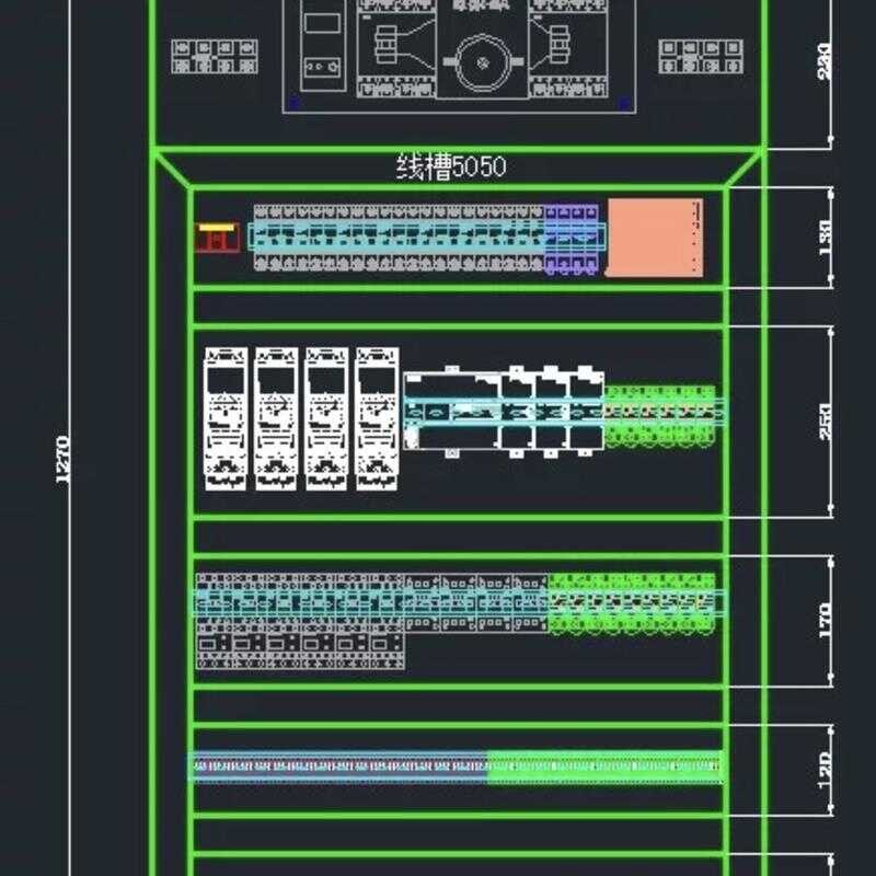 Library Equipment CAD Component Dimensional Drawing Electrical Layout ...