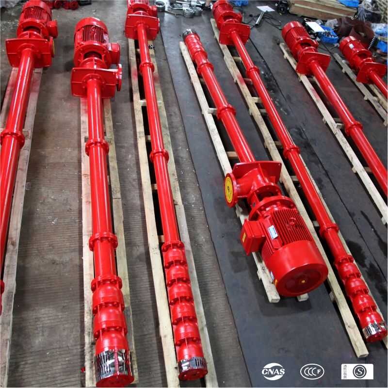 Quick deep well long shaft dry submersible axial flow pump, underground ...