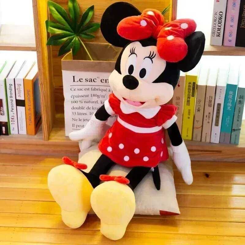 Cute Cartoon Minnie Plush Doll Cotton Filled Er Soft Crystal Veet ...