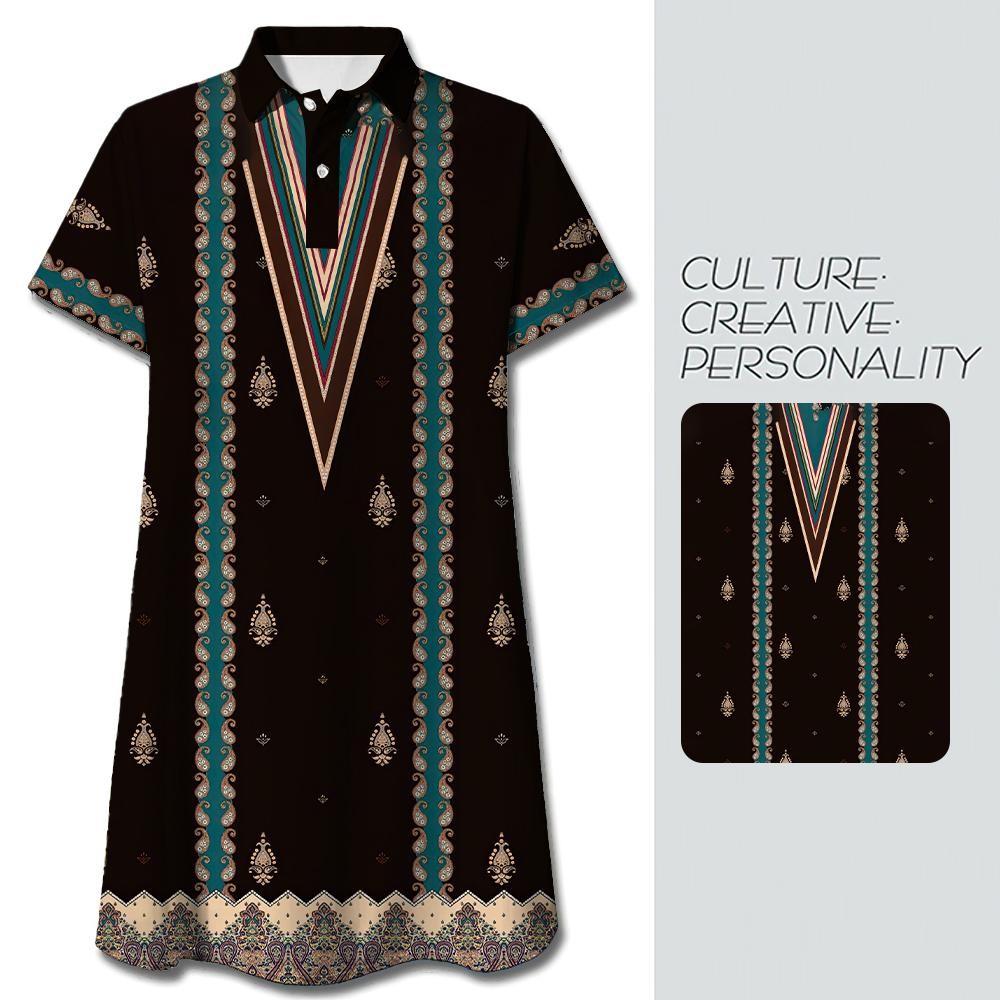 2025 Asean Attire For women Retro Women's Polo dress, Ethnic Style ...