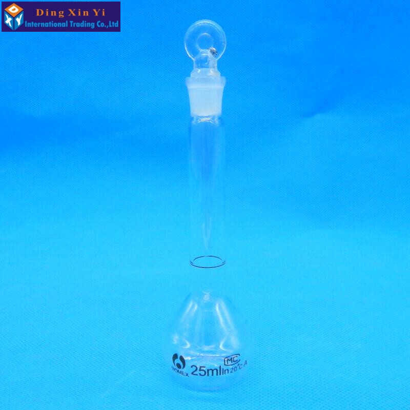 Transparent Volumetric 25Ml Flask Ft Glass Flask Volumetric Laboratory ...