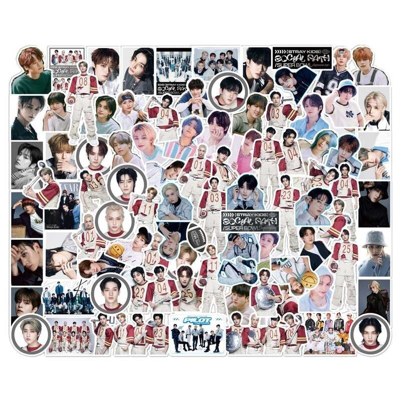 Kpop Stray Kids Stickers New Album Sticker HyunJin Chan Woojin Changbin ...