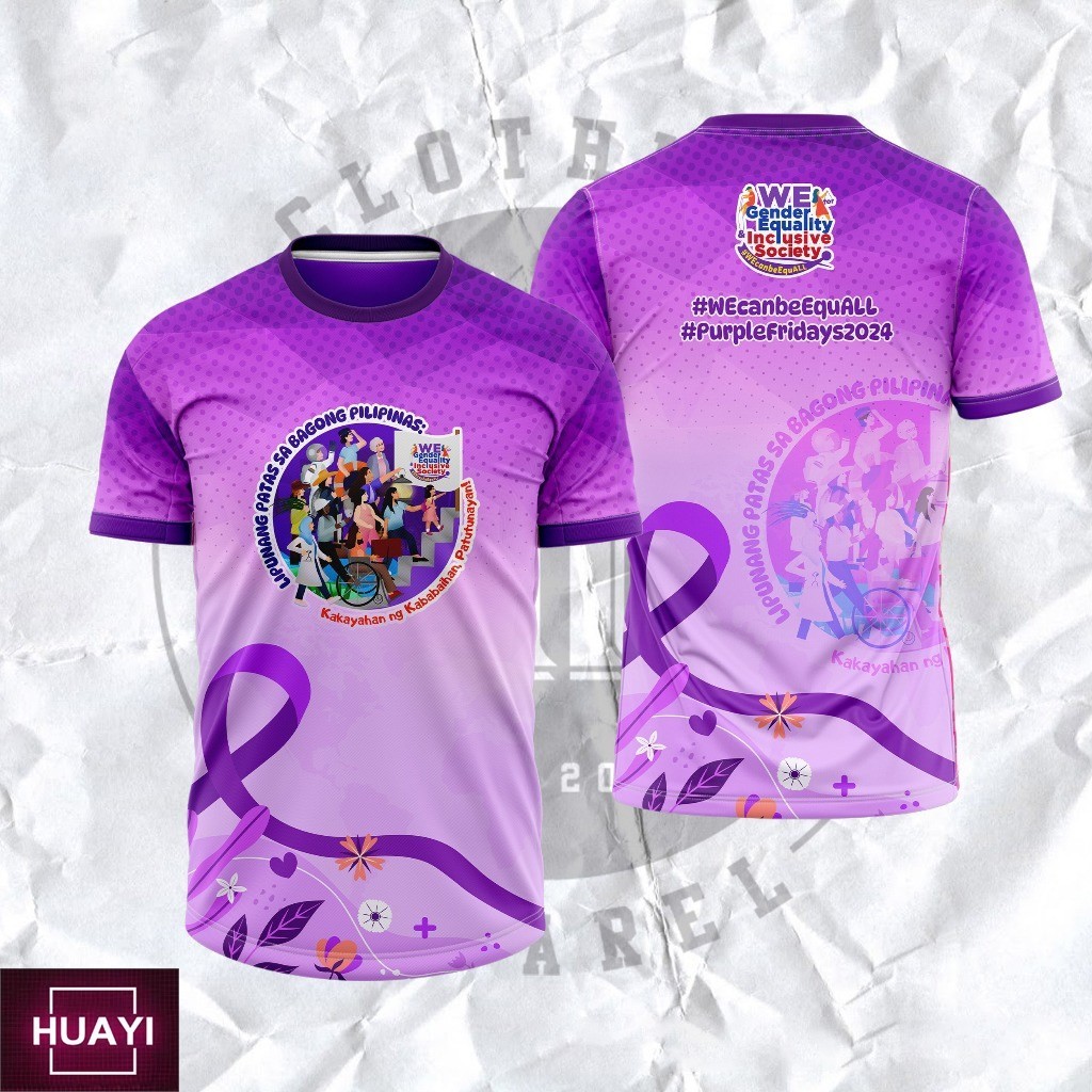 National Women's Month Full Sublimation Shirt We Can Be EquALL Purple ...