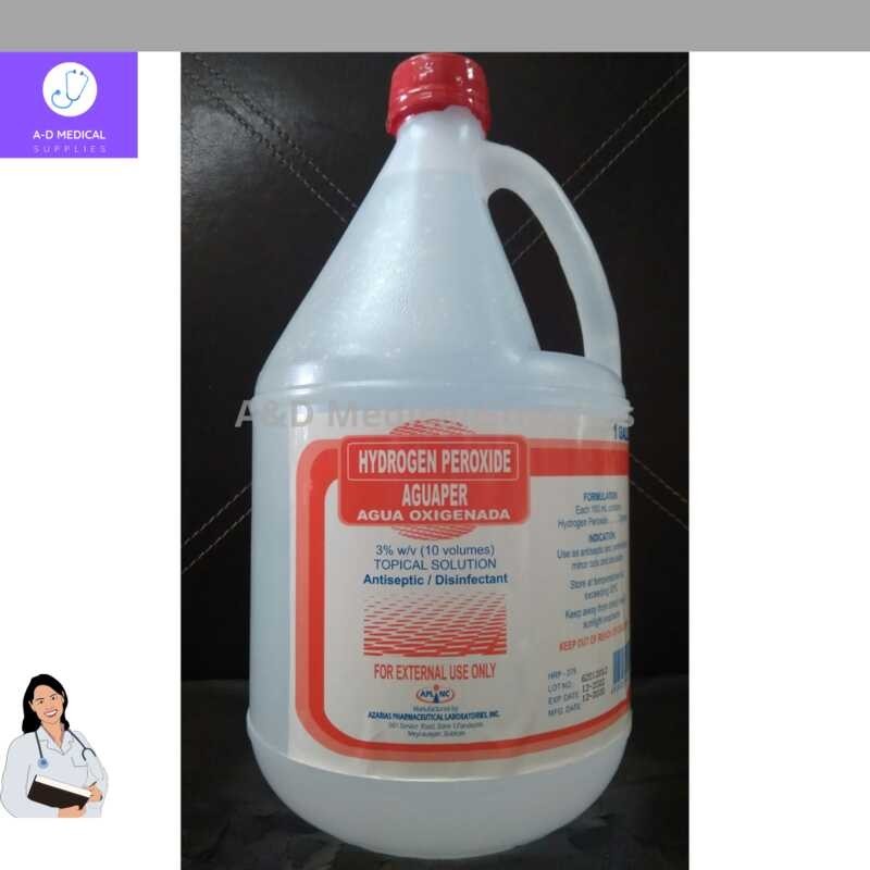 Hydrogen Peroxide 3% (1 Gallon) FDA approve | Shopee Philippines