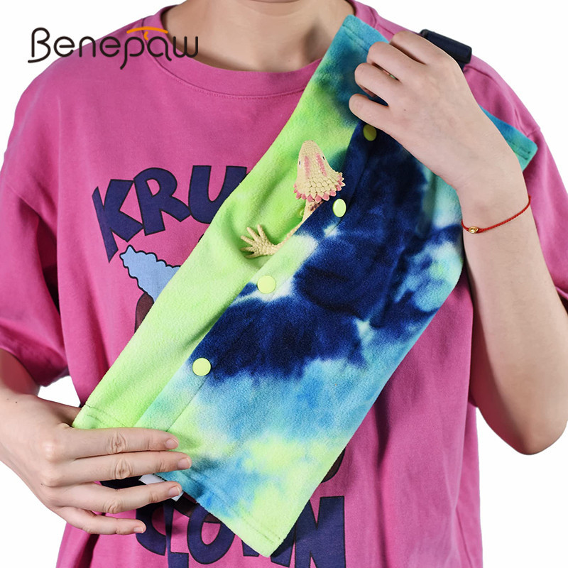 Benepaw Fashion Small Animal Carrier Adjustable Lizard Reptile Sling ...