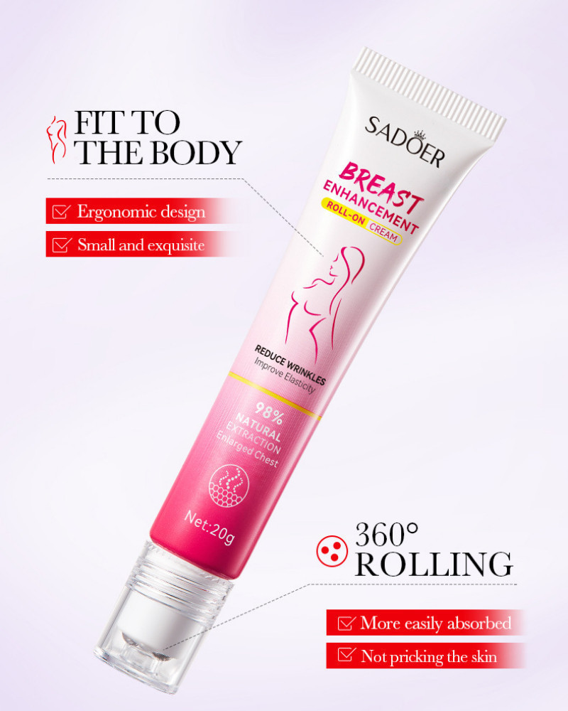 SADOER Breast Care Roll-On Cream for a Fuller and More Sculpted Bust ...
