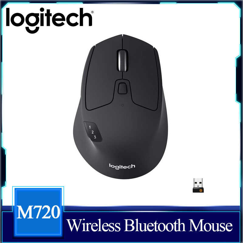 Logitech M720 Triathlon Multi Device Wireless Mouse Bluetooth Usb Unifying Receiver 1000 Dpi 8