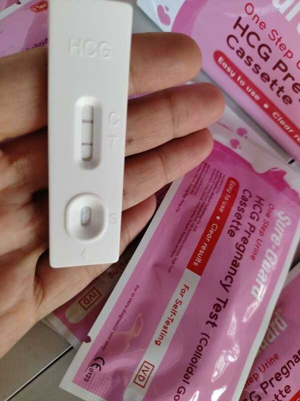 2024 sureguard Prank pregnancy test cassette positive n | Shopee ...