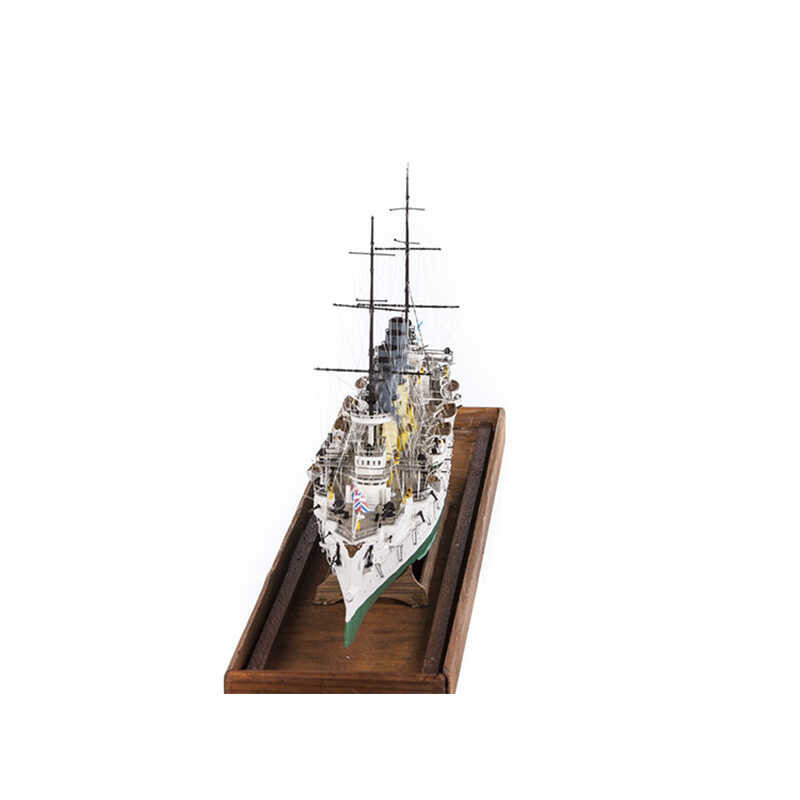 1: 200 Tsarist Russia Varyag Protected Cruiser, Paper Model, 3D Model ...