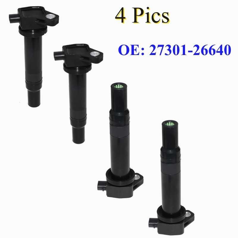 4 Pics Car Ignition Coil 27301-26640 Para Sa HYUNDAI Accent[Unk]2006 ...