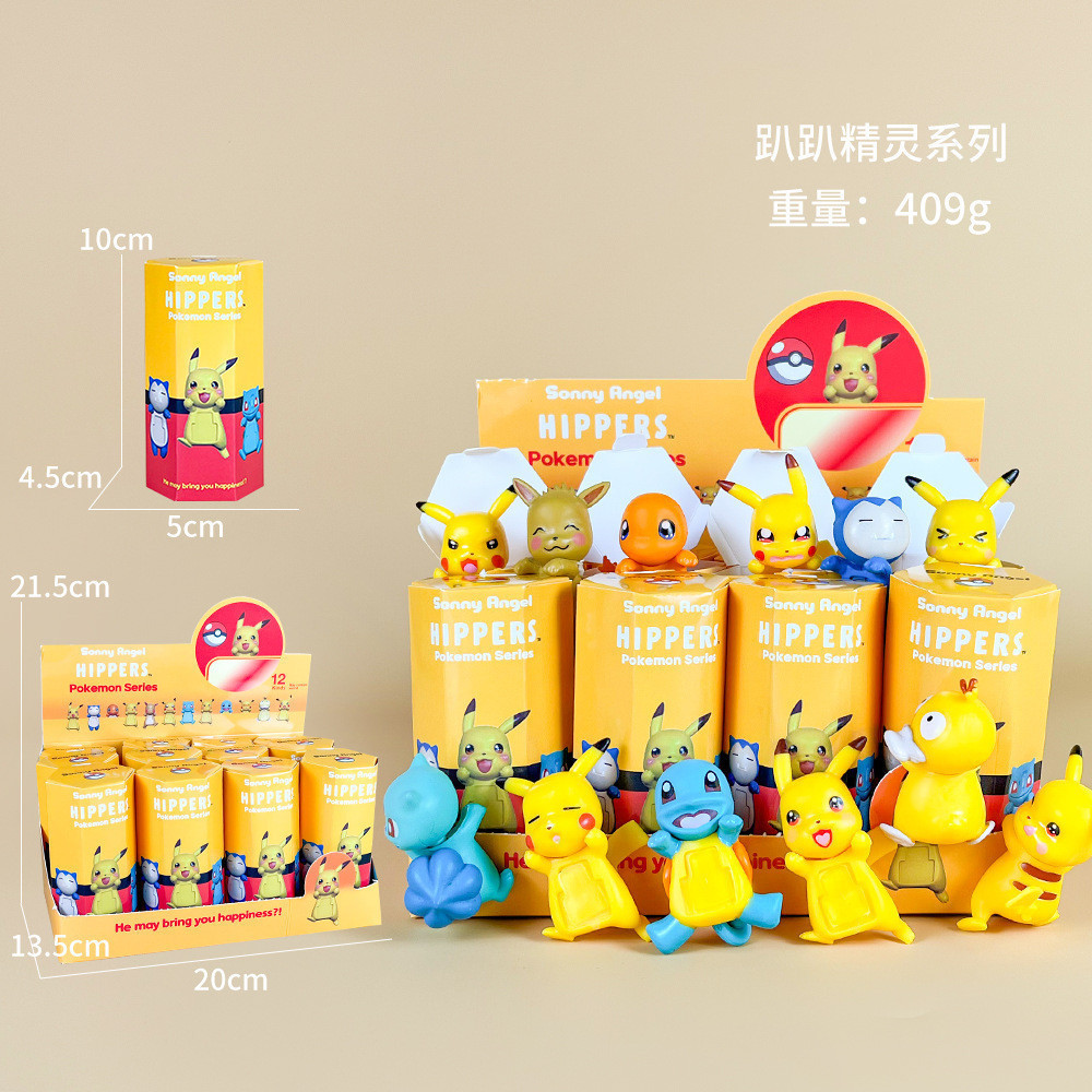 Sonny Angel Blind Box Birthday Gift Series Pokemon Pikachu Fashion Doll ...