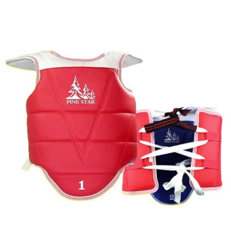 Tt Traditional Taekwondo Chest Guard Children Men Women Student Red ...