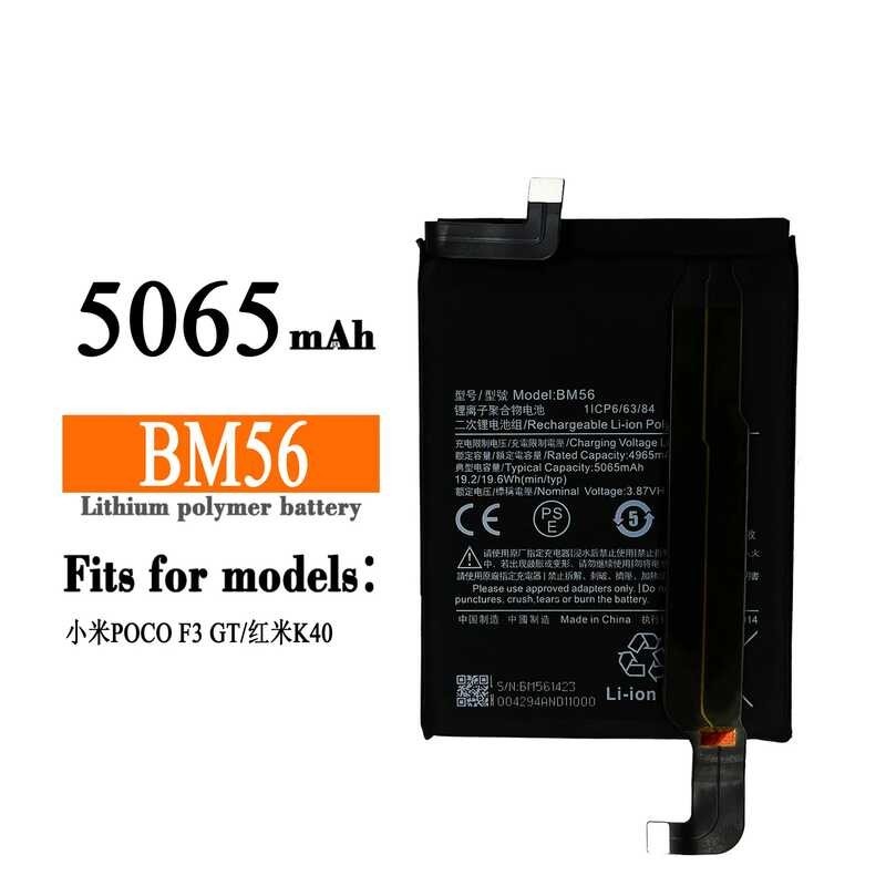 New Replacement Battery 5065mAh BM56 Battery For Xiaomi POCO F3 GT ...