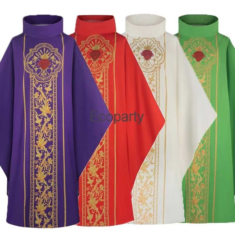 New Medieval Retro Church Prayer Robe Gown Church Dress Priest Shawl ...