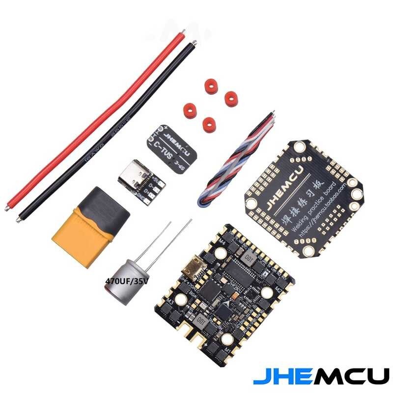 JHEMCU GHF420AIO-BGA 40A F405 Flight Controller BLHELI_S 4in1 ESC 2-6S ...