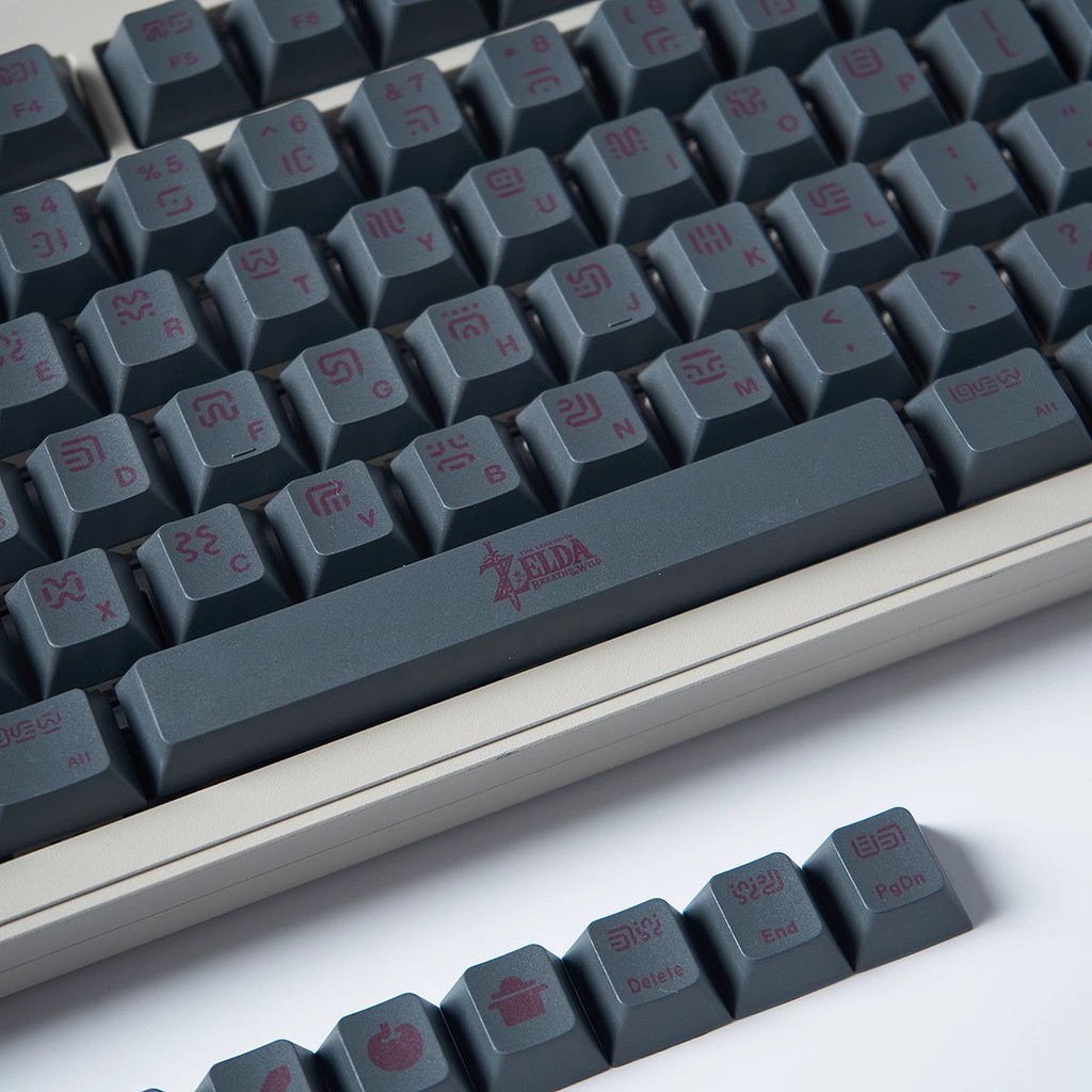 Zelda Theme 125 KEYS PBT Keycaps Dye-Sub Cherry Profile for Gaming ...