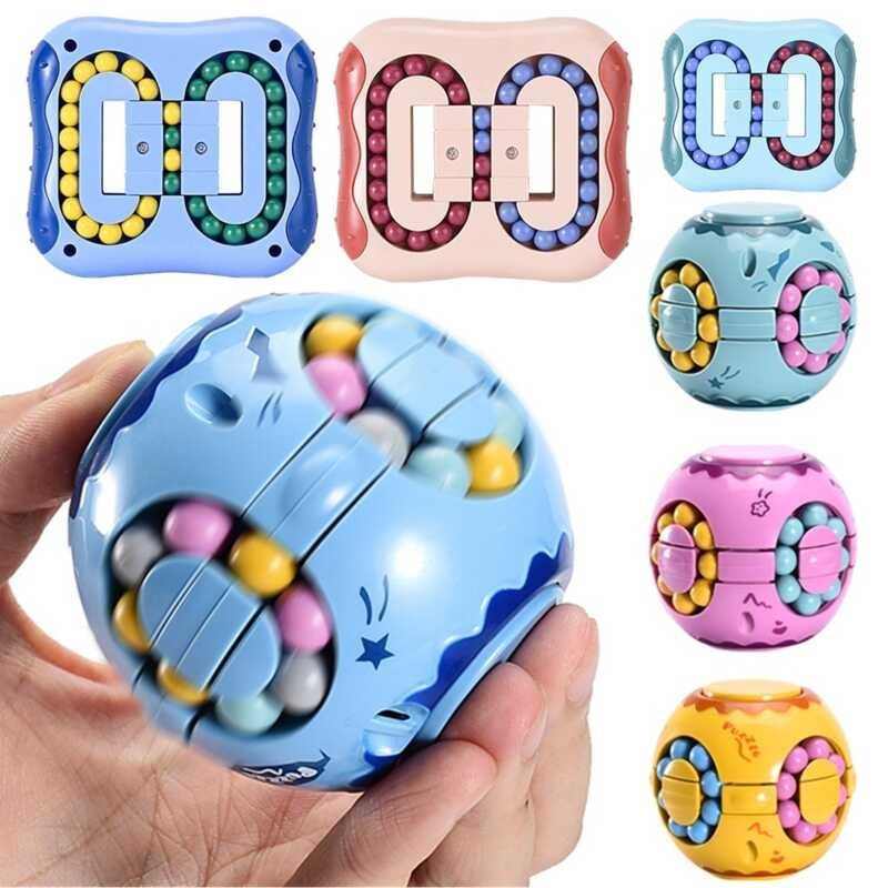 Kids Educational Rubik's Cubes Funny Toys Magic Cube Fidget Spinner ...