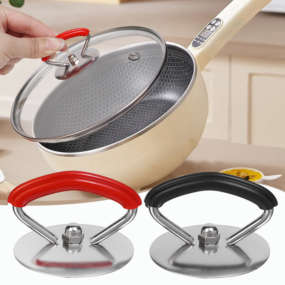 [Wholesale] Cookware Lid Handle - Silicone Pot Lid Handle - Stainless ...